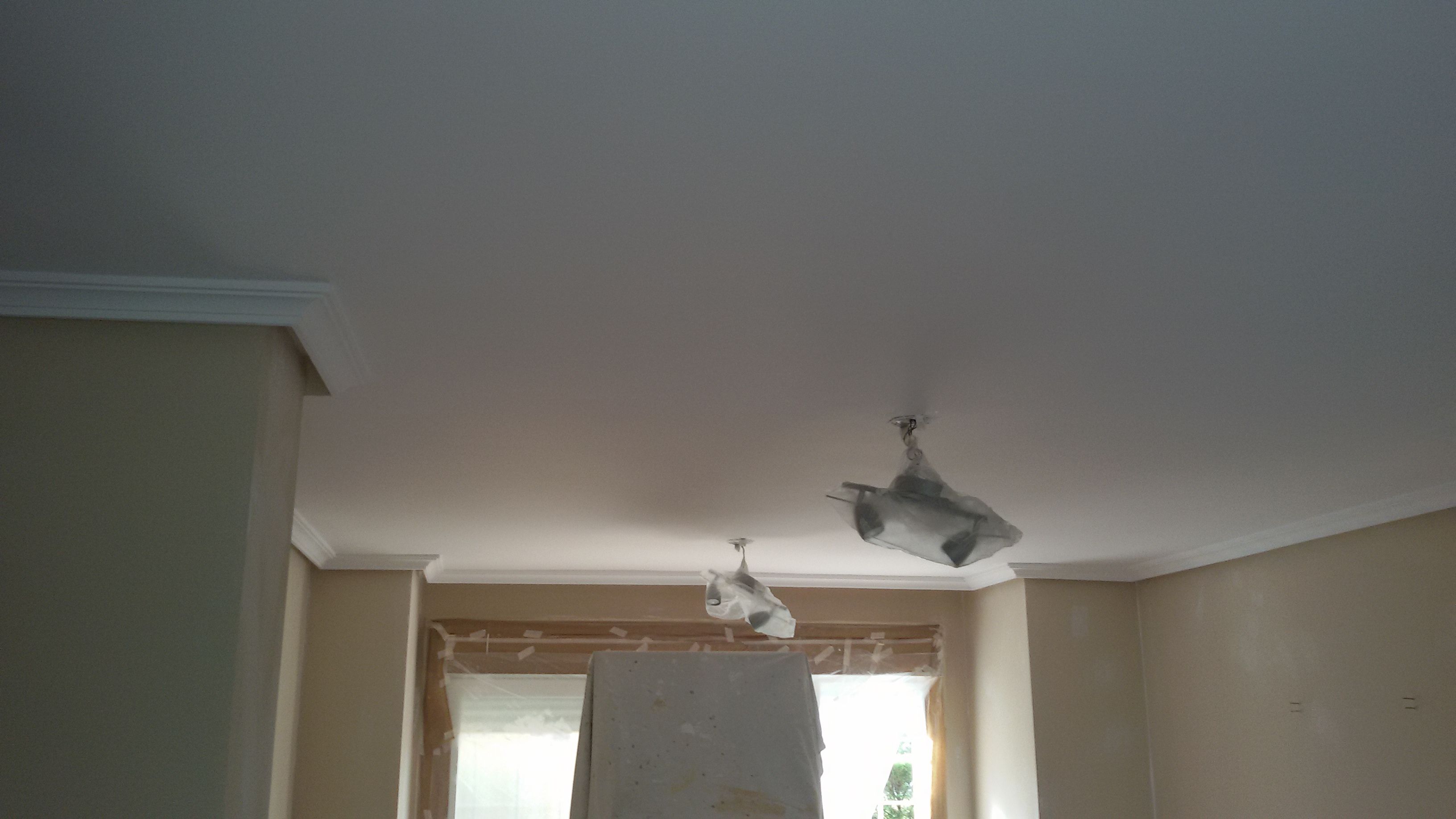 Techos en Plastico liso afinado con sideral S-500 blanco (17 ...