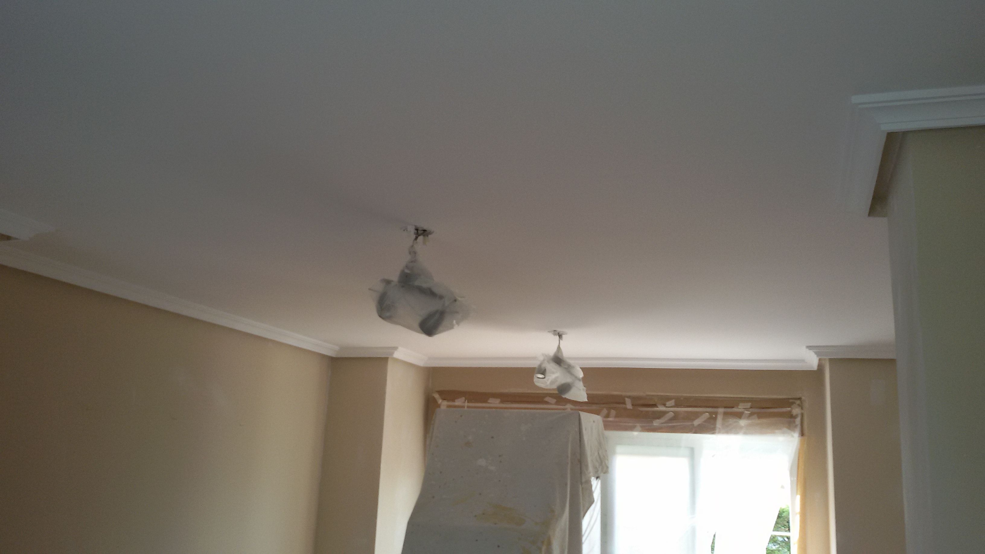 Techos en Plastico liso afinado con sideral S-500 blanco (18 ...