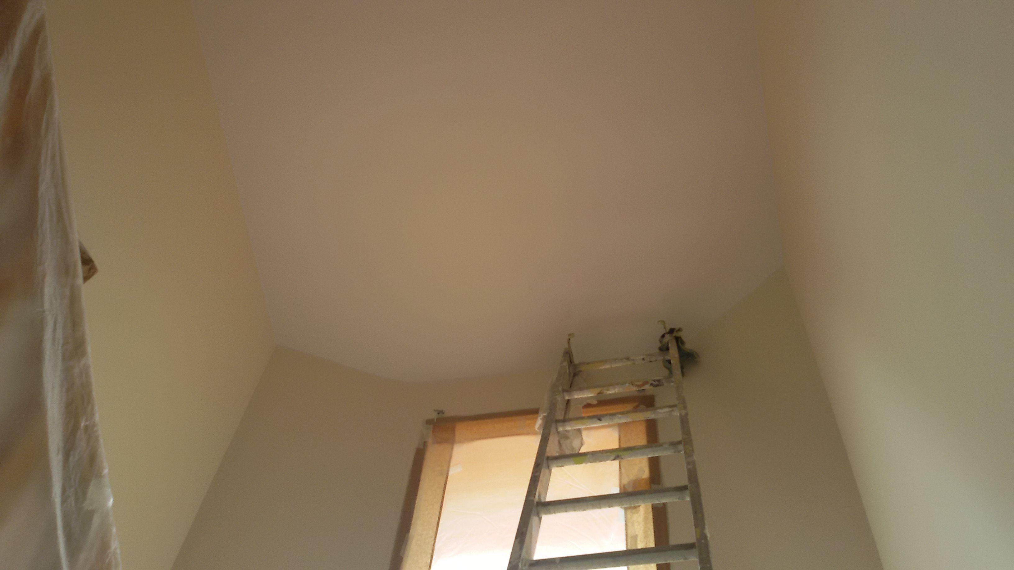 Techos en Plastico liso afinado con sideral S-500 blanco (6) – Pintores ...