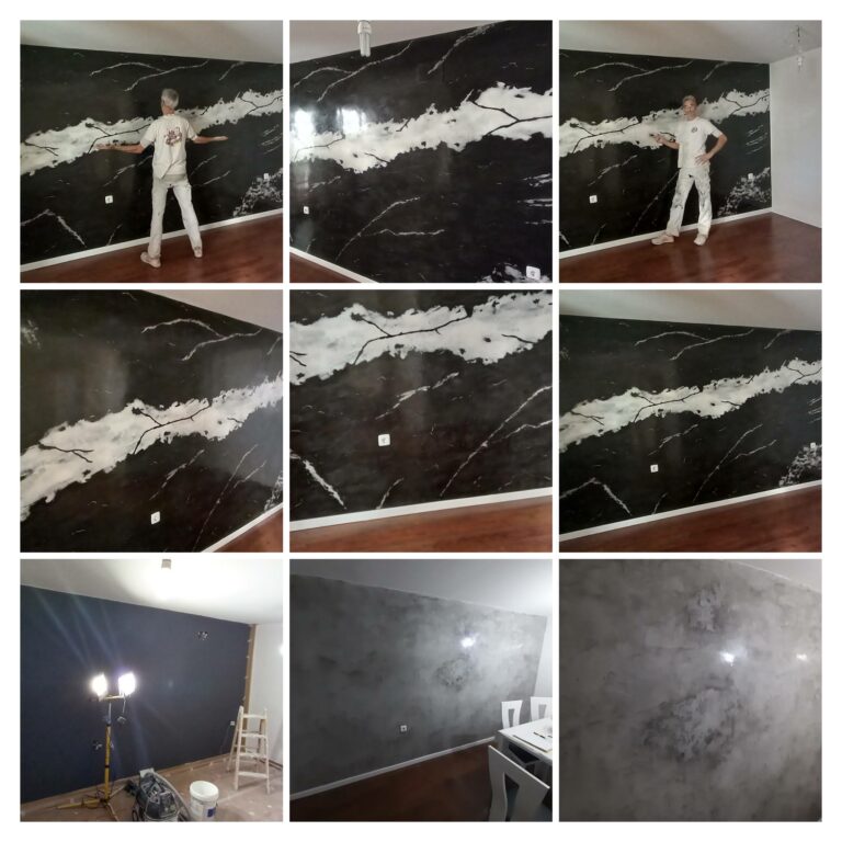 Estuco Veneciano - Marmoleado - Veteado - Espatuleado | Pintores en ...